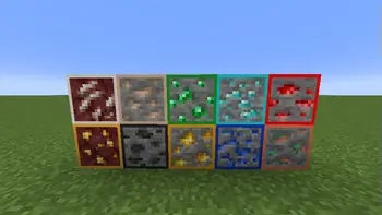 Скачать Текстуры Simple Outlined Ores в Майнкрафт